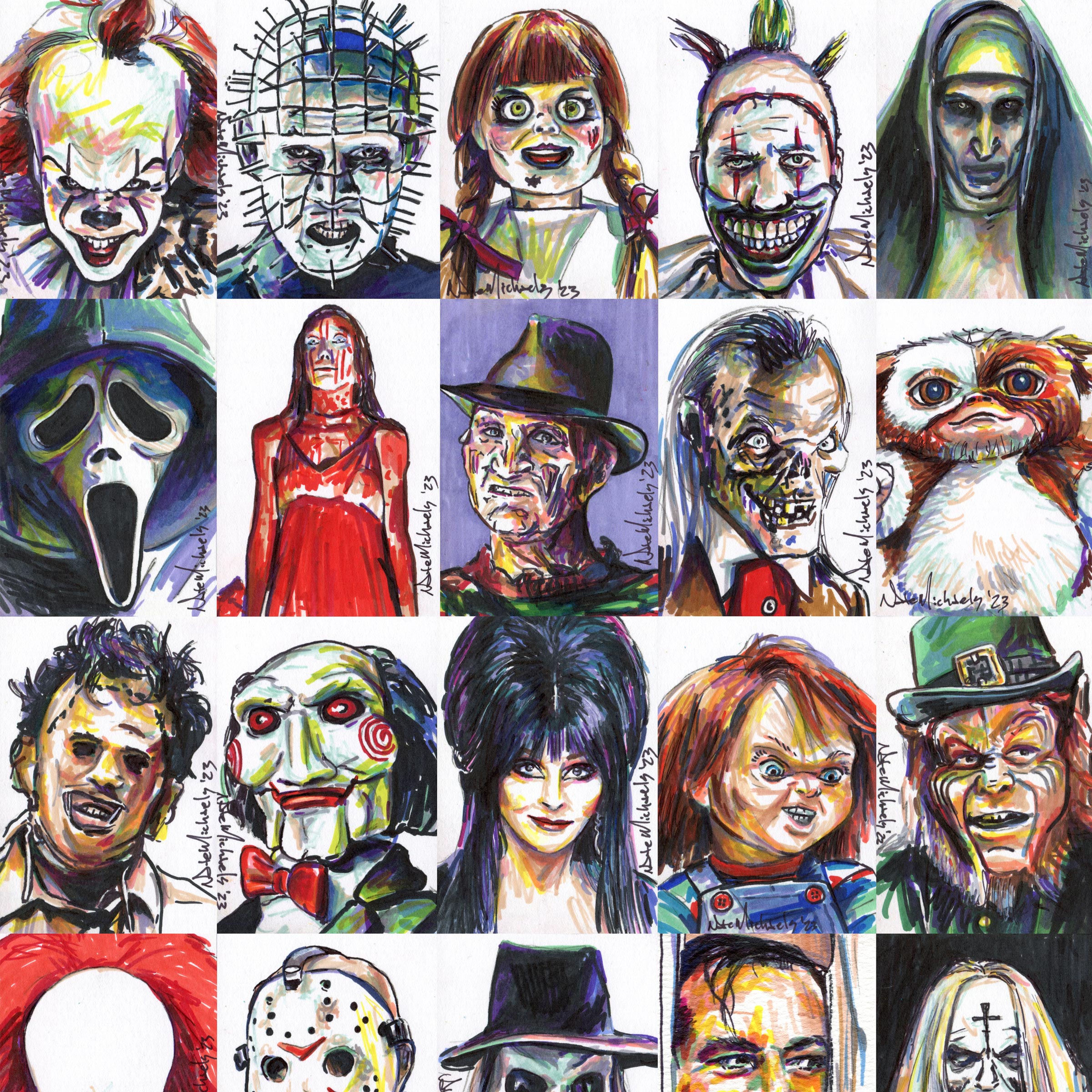 Nate Michaels Art - Sharpie Monsters | Nate Michaels Art